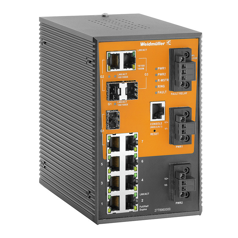 Markertech UK Ltd - WEIDMULLER - 2778960000 - IE-SW-SL10M-7TX-3GC-LV