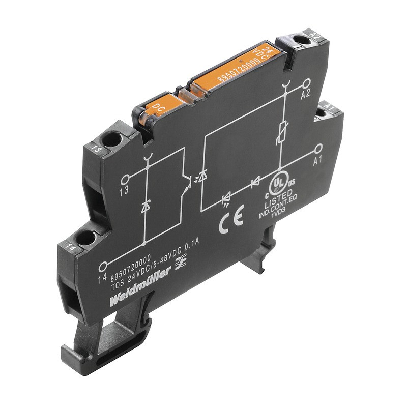 Markertech UK Ltd - WEIDMULLER - 8950720000 - TOS 24VDC/48VDC 0,1A